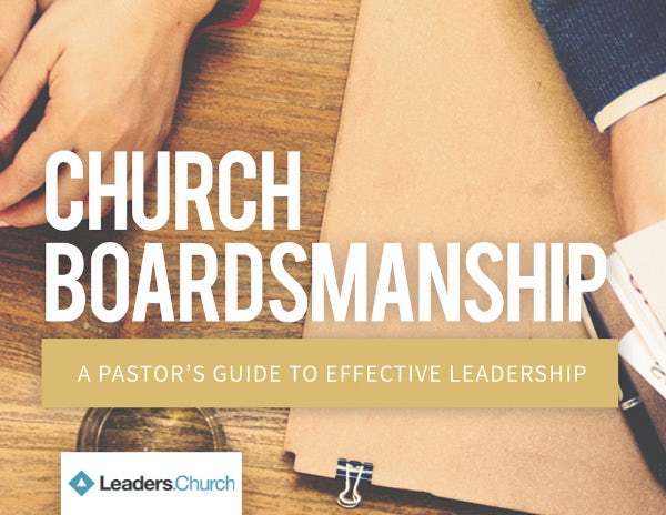 How to Lead a Church Board - Leaders.Church