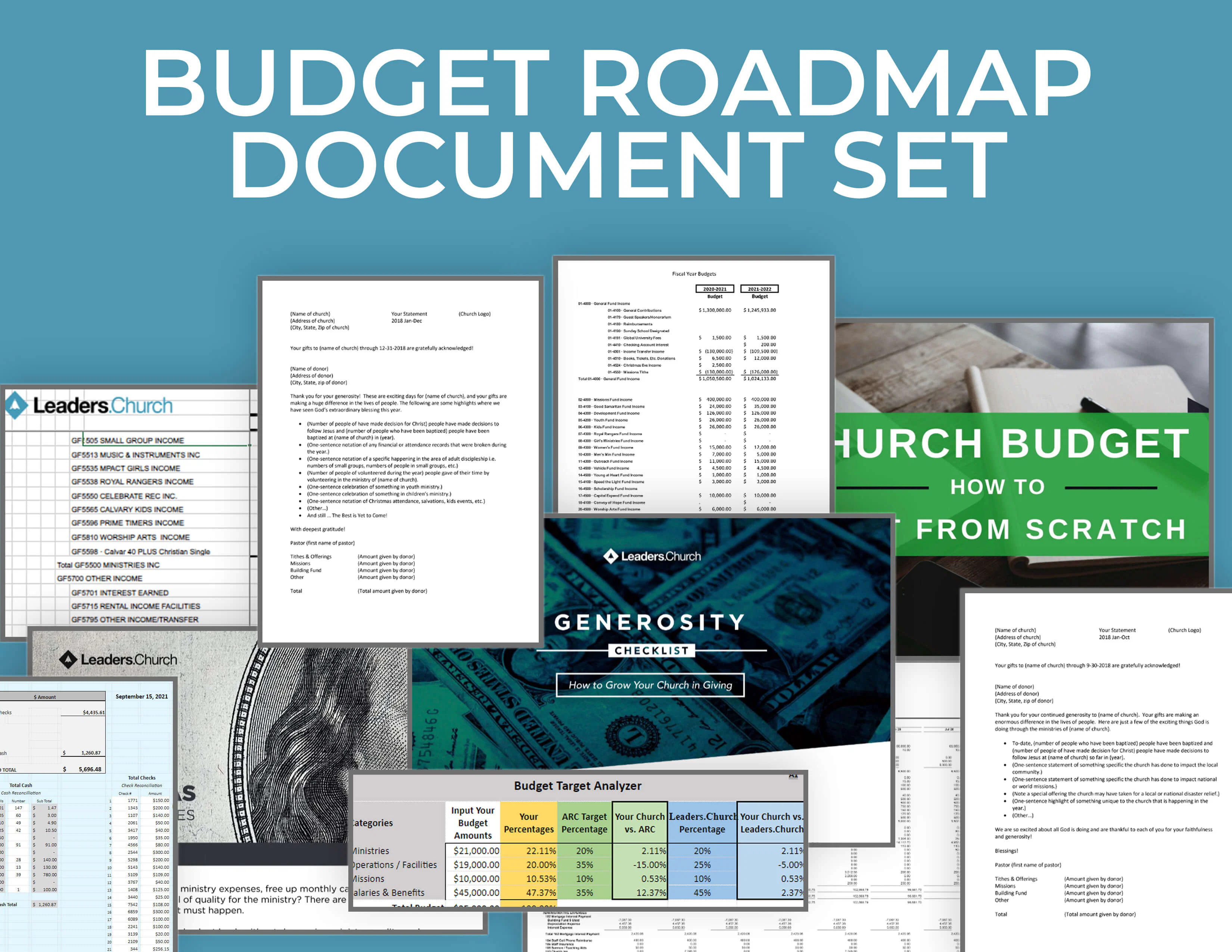 Budget Roadmap Document Set | Leaders.Church Product